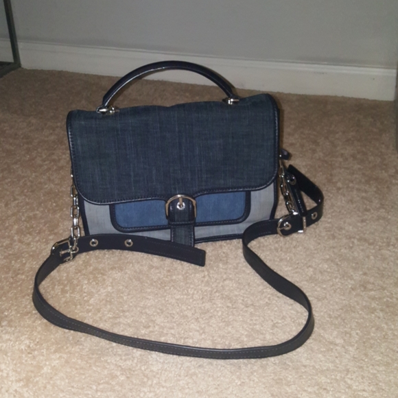 Michael Kors | Bags | Michael Kors Denim Handbag | Poshmark